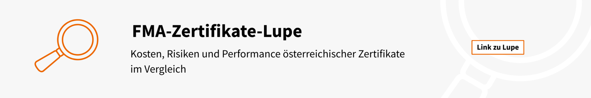 FMA-Zertifikate-Lupe - FMA Österreich